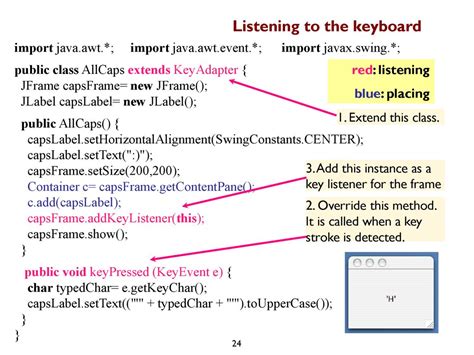 Cs2110 Guis Listening To Events Ppt Download