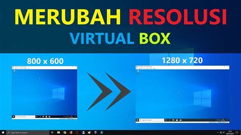 Cara Merubah Resolusi Di VirtualBox HD YouTube