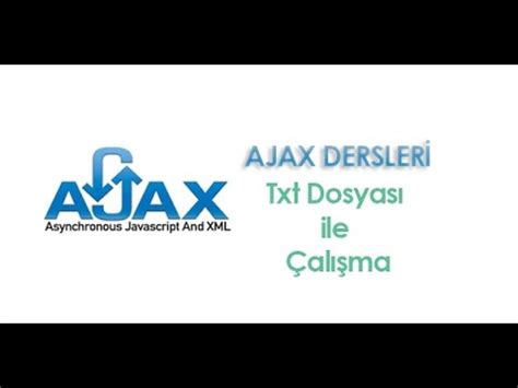 Ajax Dersleri 1 Txt Dosyasındaki Verileri Çekmek YouTube