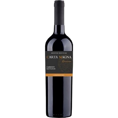 까르타 마그나 리저브 까베르네 소비뇽 유리병 750ml Carta Magna Reserva Cabernet Sauvignon 벨루가