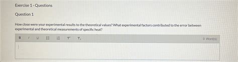 Solved Exercise 1 ﻿questionsquestion 1how Close Were Your