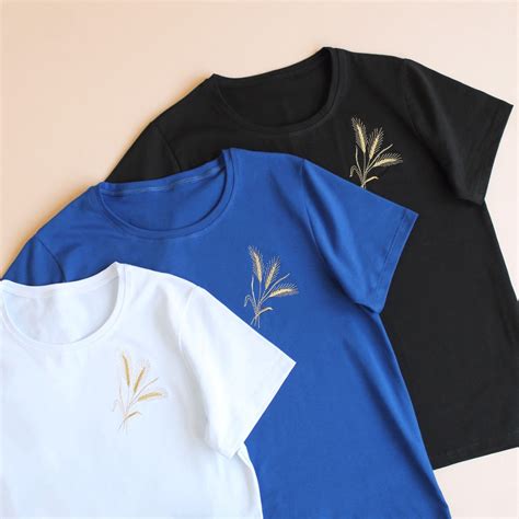 Футболки жіночі з колосками пшениці з еластаном від виробника ТМ Ладан