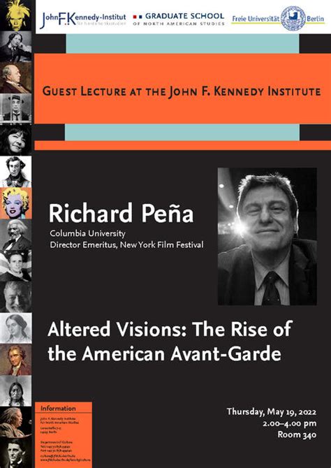 Richard Peña Columbia University Director Emeritus New York Film Festival Altered Visions