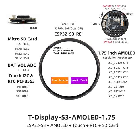 Lilygo T Display S3 Amoled 175 Lilygo Wiki