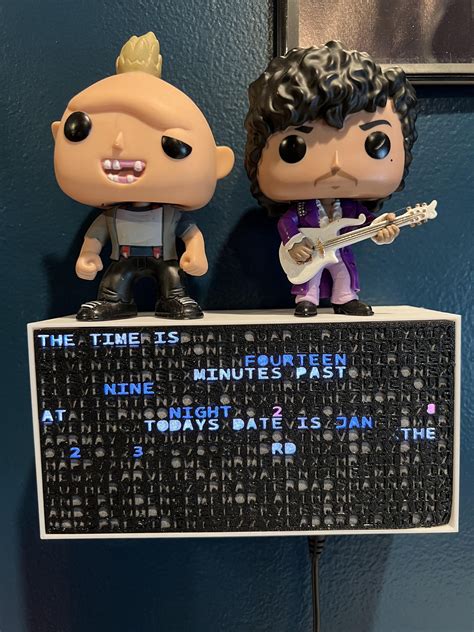 I Made A Word Clock Using A 64x32 Led Matrix And A Raspberry Pi It