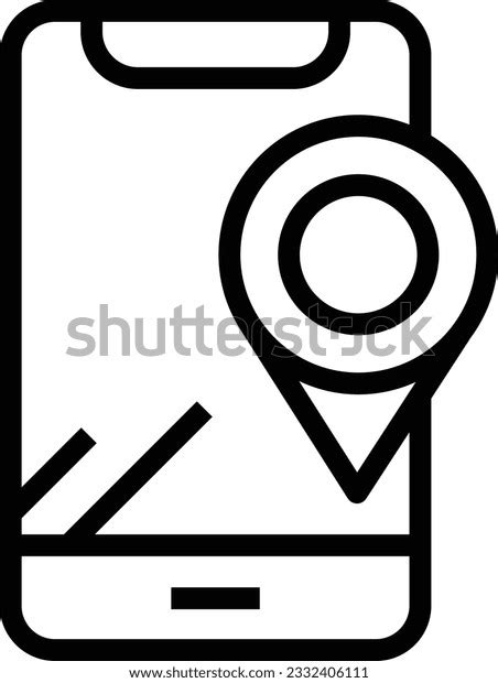 Map Line Icon Single Icon Vector Stock Vector Royalty Free 2332406111 Shutterstock