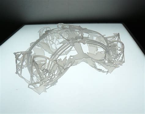 Steffi Glaves Laser Cutting In Polypropylene