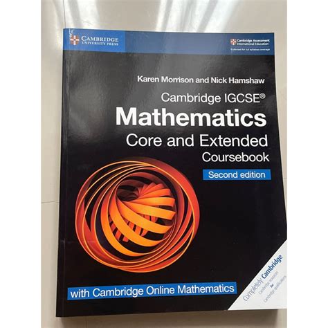 Jual Baru Cambridge Igcse™ Mathematics Course Book Cambridge International Igcse 2nd Edition
