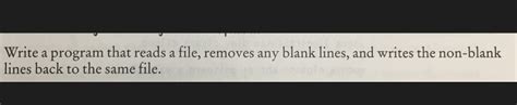Solved Write A Program That Reads A File Removes Any Blank