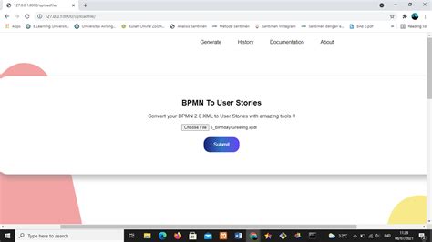 GitHub AgileRE 2021 BPMNtoUserStories Aplikasi BPMN2US Merupakan Aplikasi Yang Berfungsi