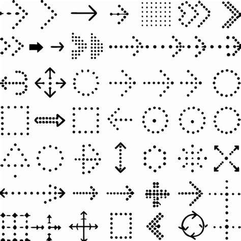 Direction Indicator Dotted Arrows Point The Way Premium Ai Generated