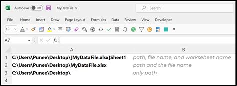 How to Get File Path in Excel (Quick Formula)