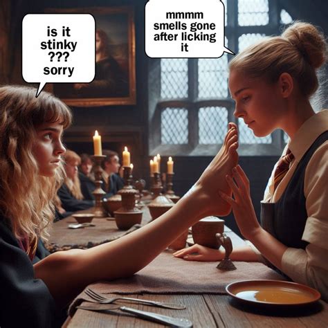 Hermione Using Feet Bribe By Masterbastinado On Deviantart