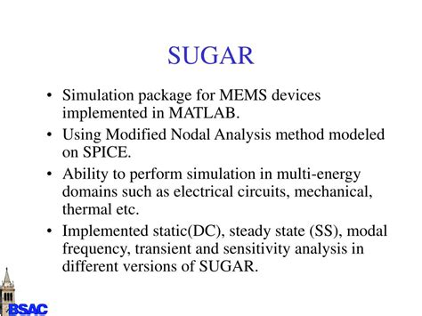 ppt modified nodal analysis for mems design using sugar powerpoint