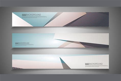 Rectangular Banners With Geometric Shape Graphic By Artnoy · Creative
