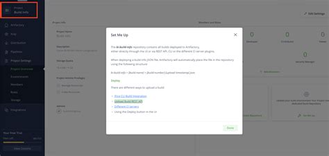 Add Projects Support To Art Build Info Commands Issue Conan Io Conan Extensions GitHub