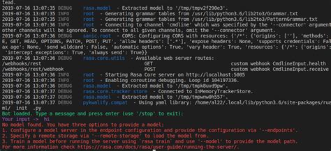 No Model Found Error Message When Model Was Loaded Correctly · Issue 4012 · Rasahq Rasa · Github