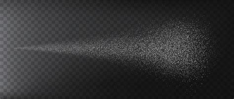 분무기 또는 연기의 투명 한 물 분무 안개 먼지 입자를 페인트 벡터 일러스트 스프레이 페인트에 대한 스톡 벡터 아트 및 기타