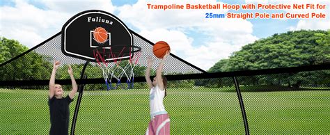 Fuliuna Trampoline Basketball Hoop Easy To Install