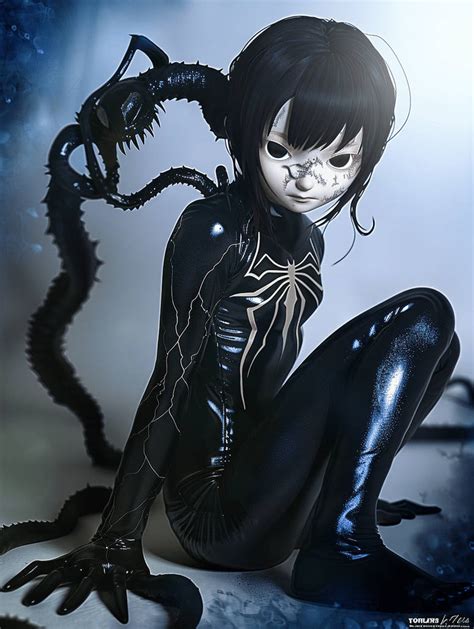 She Venom By Kwidndjdi On Deviantart