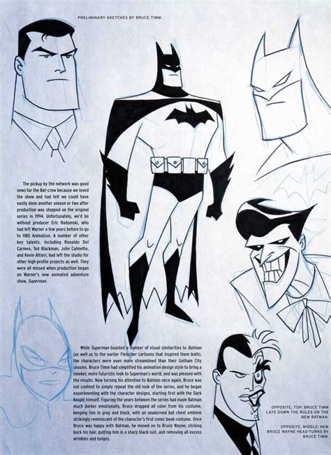 Batman Animated Superman The Animated Series Art Style The New
