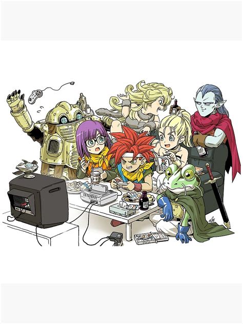 Chrono Trigger Characters Gaming Photographic Print For Sale By
