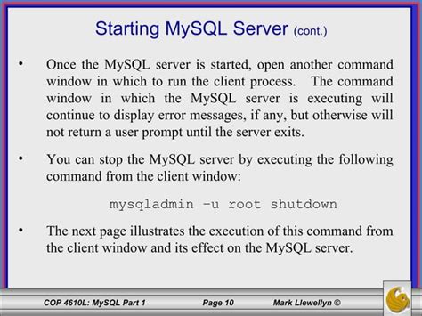 Introduction To Mysql Part 1 Ppt