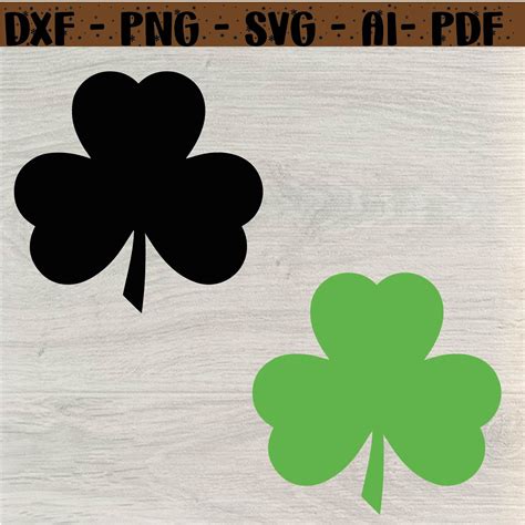 Clover Svg 4 Leaf Clover Svg Irish Clover Svg St Patricks Day Svg