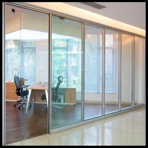 Modern Full Height Office Partition Low Partition 12mm Glass Office