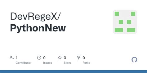 Github Devregexpythonnew