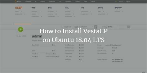 How To Install Vestacp On Ubuntu 1804 Lts