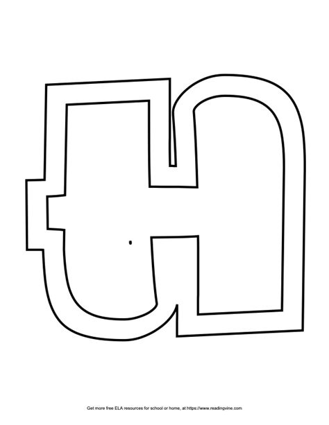 12 Letter H Bubble Letter Ainabobbie