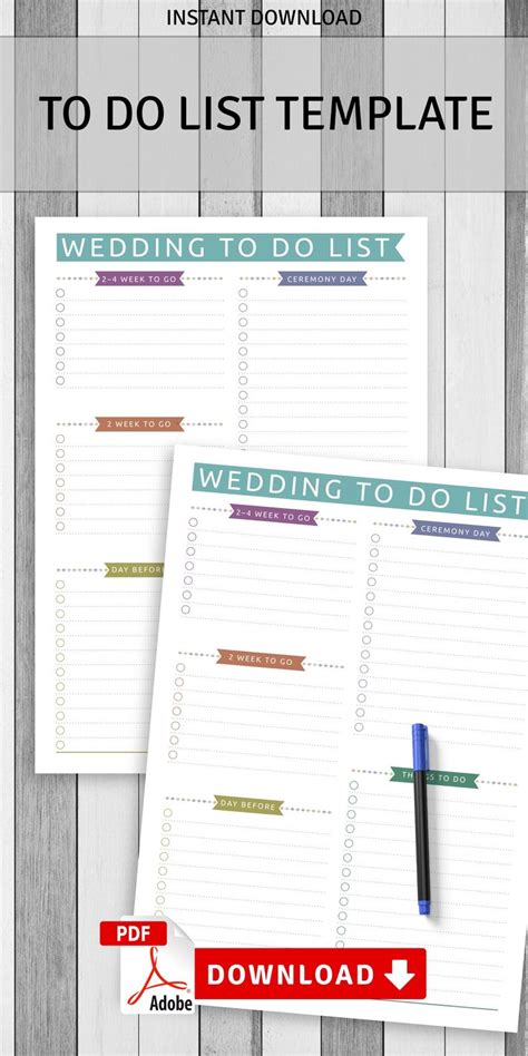 To Do List Template Planner Design Layout Planner Design Ideas Work Planner Printable To Do