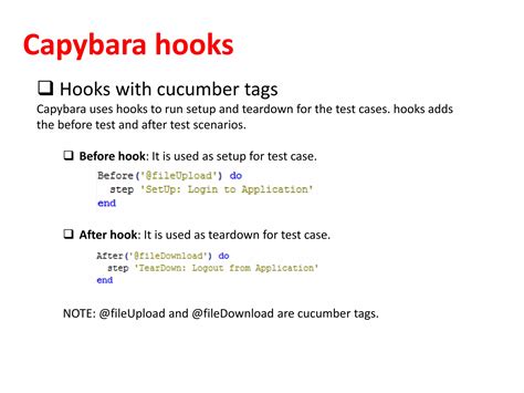 Capybara And Cucumber With Dsl Using Ruby Ppt Capybara And Cucumber With Dsl Using Ruby Ppt