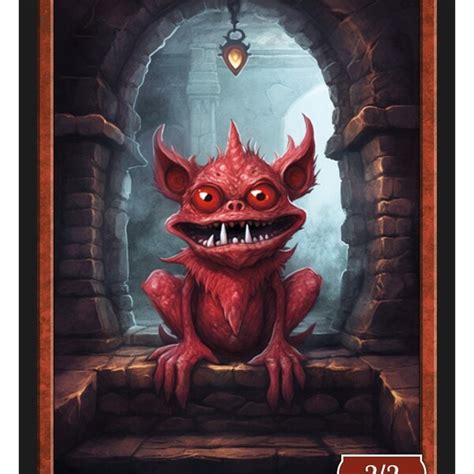 Mtg Gremlin Token Etsy