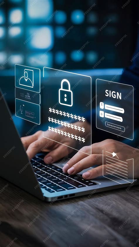 Secure Online Access With Password And Login Page To Manage Personal