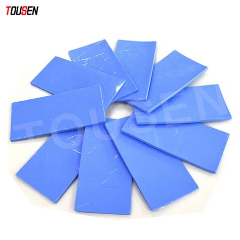 thermal silicone pad 12 8wmk gpu thermal gap filler pads heat transfer
