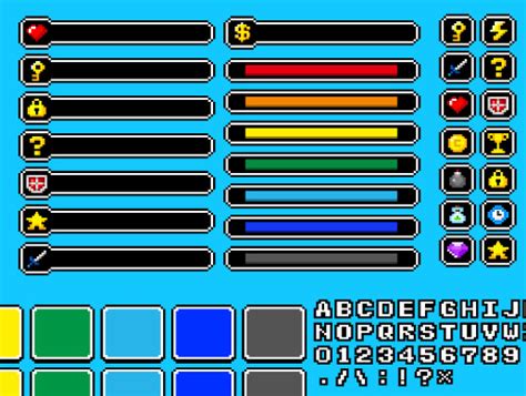 Retro Gui Skin Collection 2d Gui Unity Asset Store