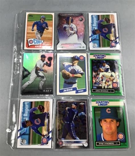 9 Chicago Cubs Baseball Cards Live And Online Auctions On