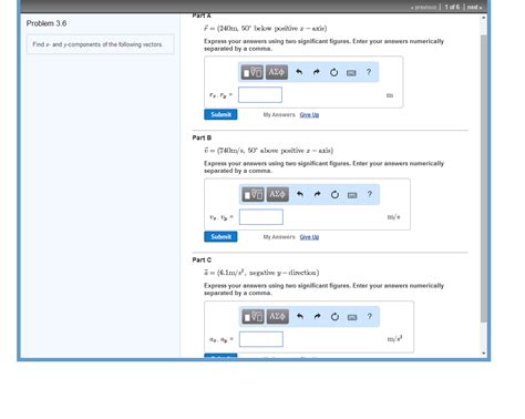 Solved Find X And Y Components Of The Following Vectors R