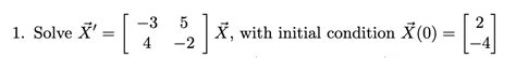 solved diff eq show work how to get eigenvalue and