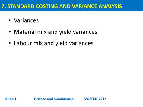 variances material mix and yield variances labour mix
