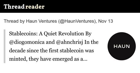 Thread By Haunventures On Thread Reader App Thread Reader App
