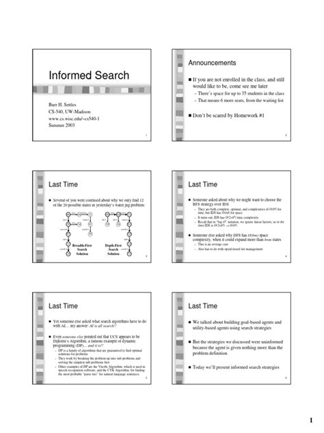 04 Informed Search Pdf Applied Mathematics Computational Science