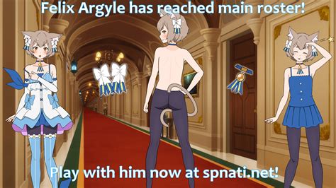 Felix Argyle From Re Zero Is Now Available On Main Roster Play Him At Or Spnati Itch