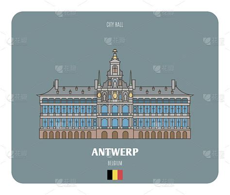 比利时安特卫普市政厅。欧洲城市的建筑符号