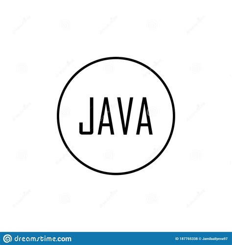 Java Script Icon Vector Isolated On White Background Logo Concept Of Java Script Sign On