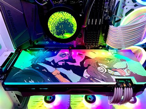Customize Your Own Gpu Backplate Rgb A Rgb Addressable Rgb Etsy
