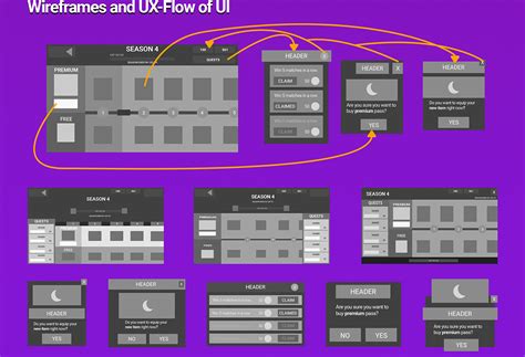 Mobile Game Battle Pass Screen UI On Behance
