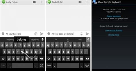 Google Keyboard Updated To Version 3 1 19 Moves Voice Input Key